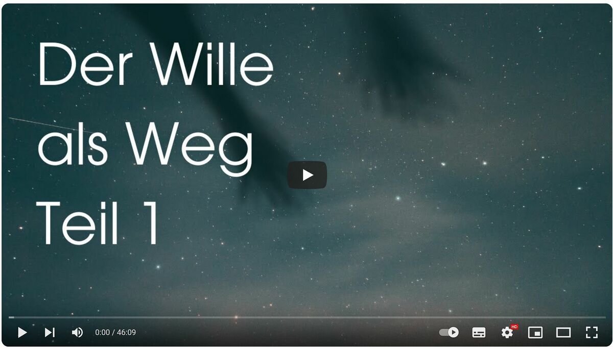 Der Wille als Weg - eine Vortragsreihe von Christoph Bolleßen – AnthroWorld